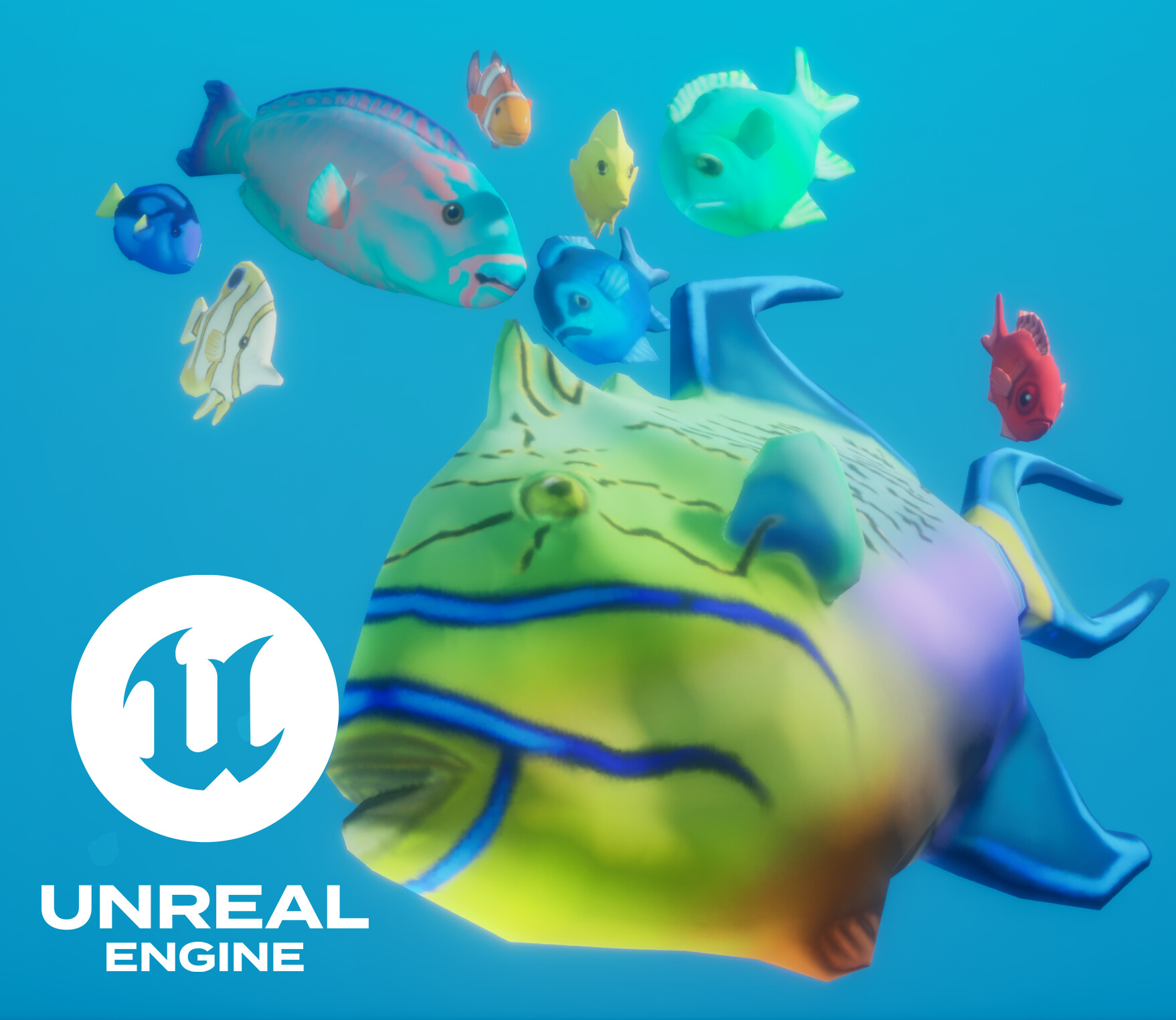 ArtStation - Tropical Reef Fish