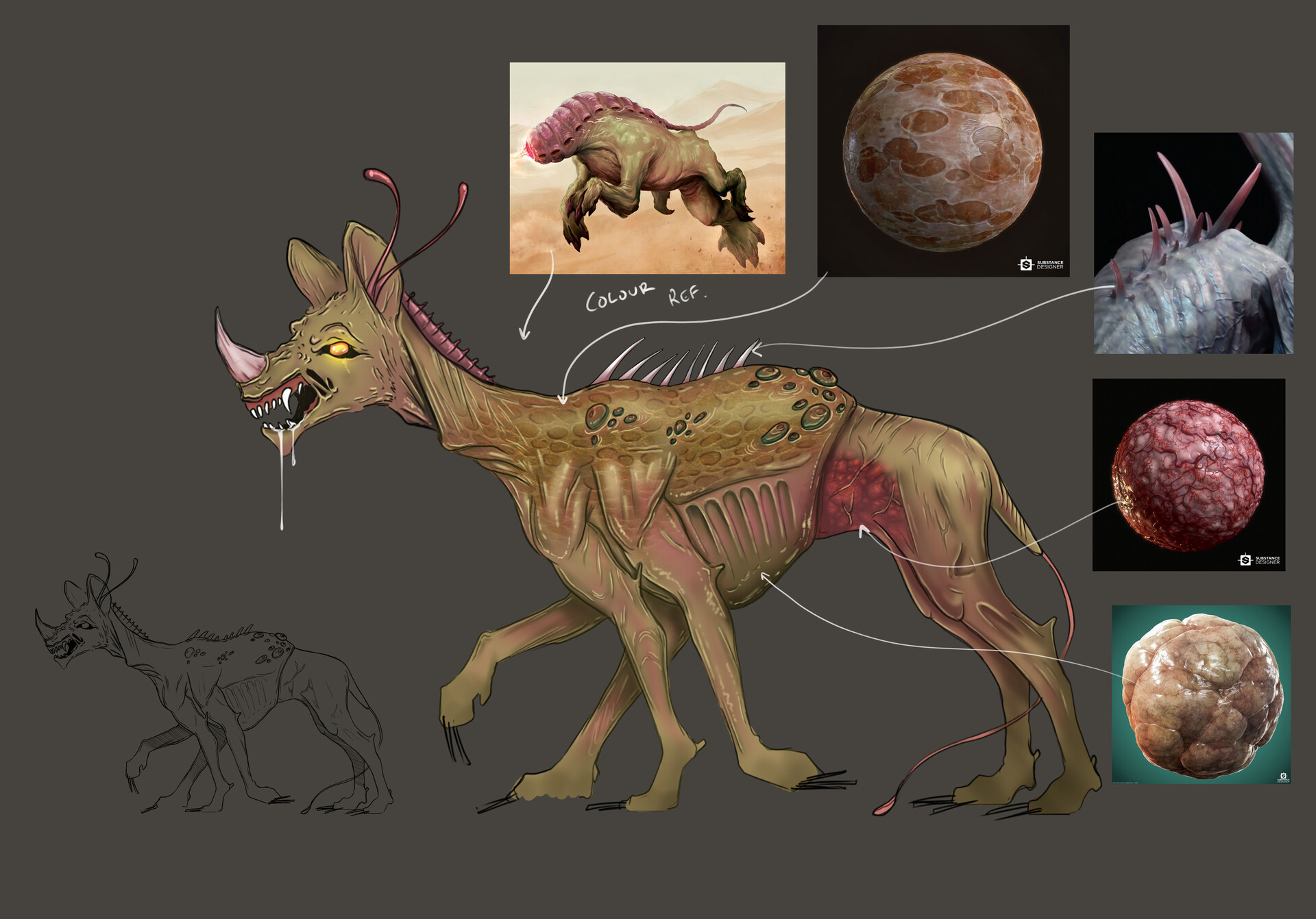 ArtStation - Genetically Mutated Animals Concept Art