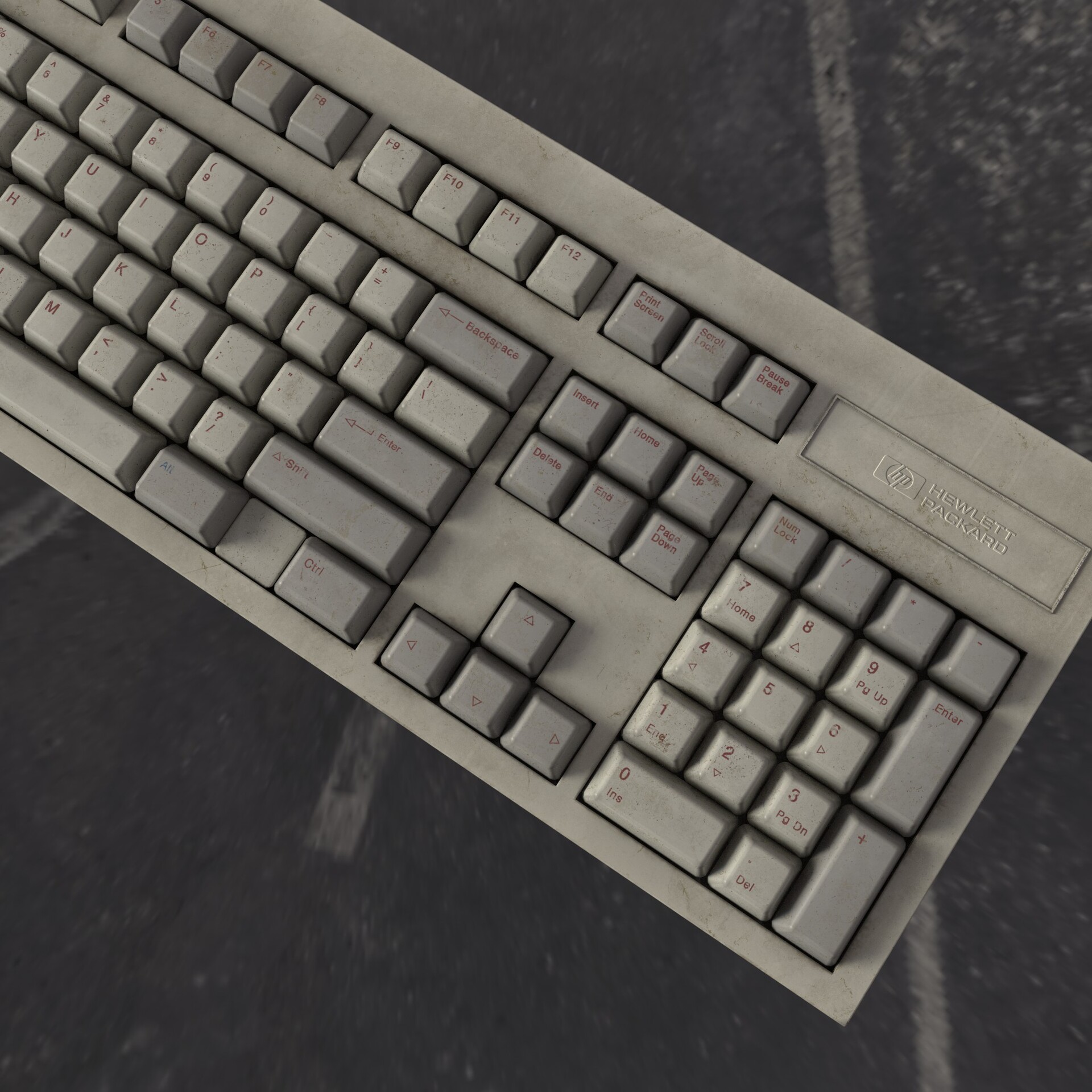 ArtStation - Keyboard ModelingㅣMAYAㅣSOM