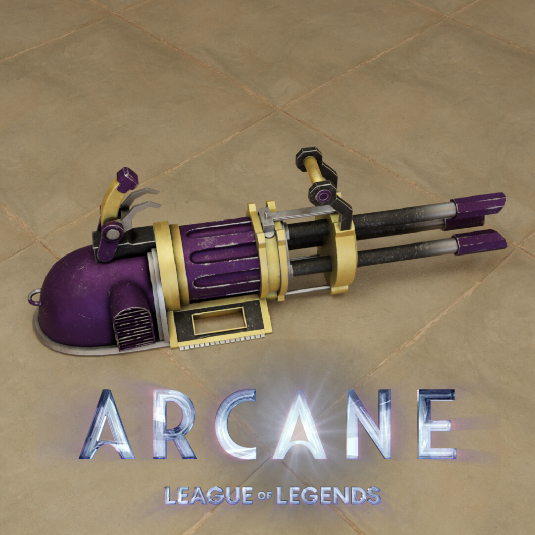 ArtStation - Jinx's Pow-Pow (Minigun) – Arcane