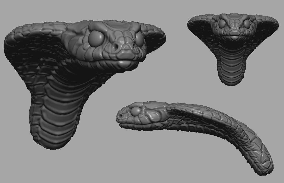 ArtStation - Snake Quick Sculpting