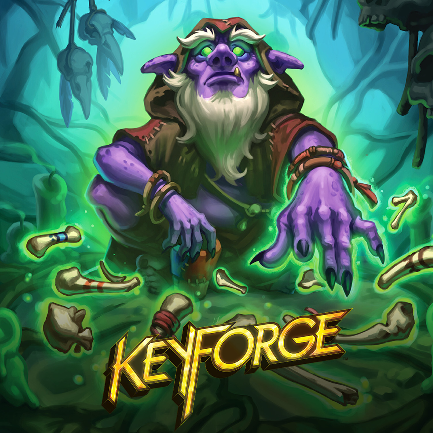 ArtStation - Consult the Bones | KeyForge