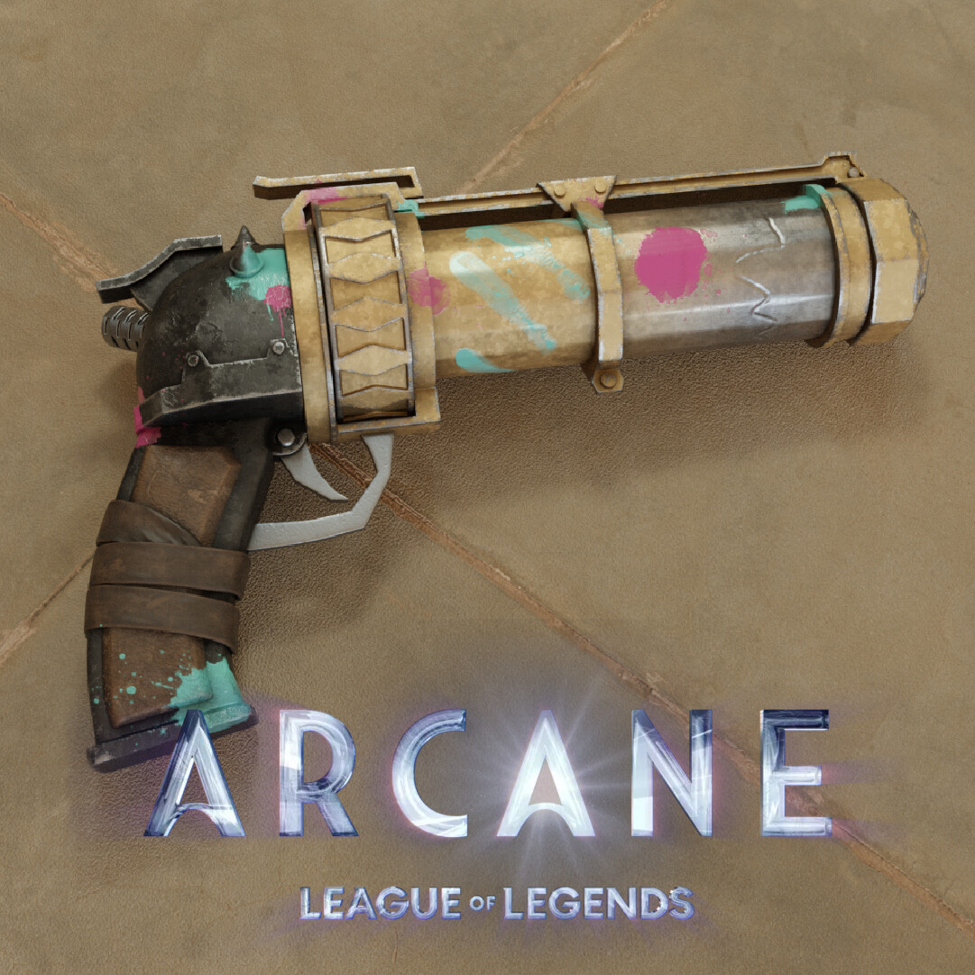 ArtStation - Jinx's Zapper (Pistol) – Arcane