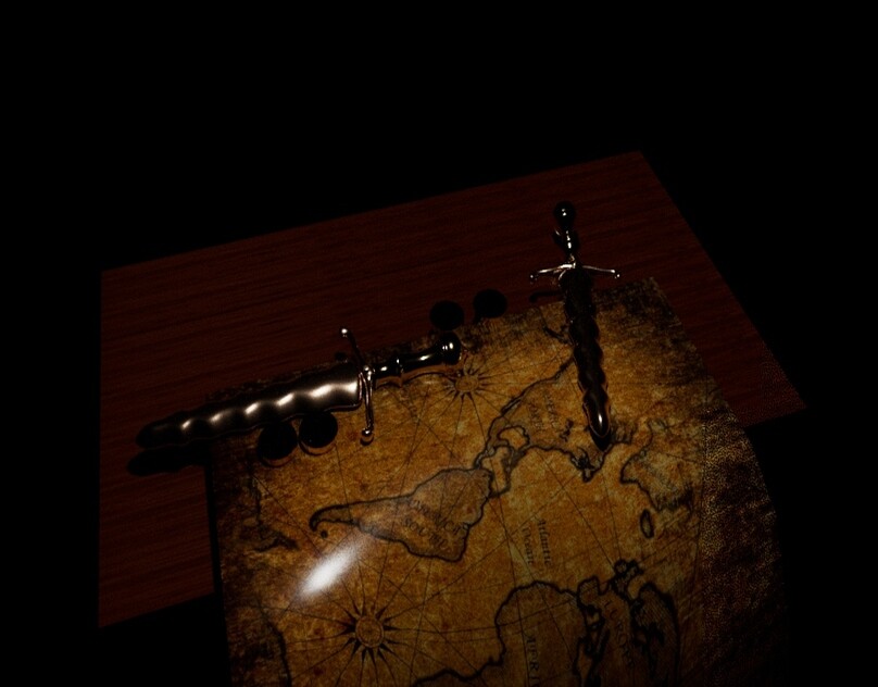 ArtStation - Dagger Sword Modelling, Texturing, Animation, Lighting and ...