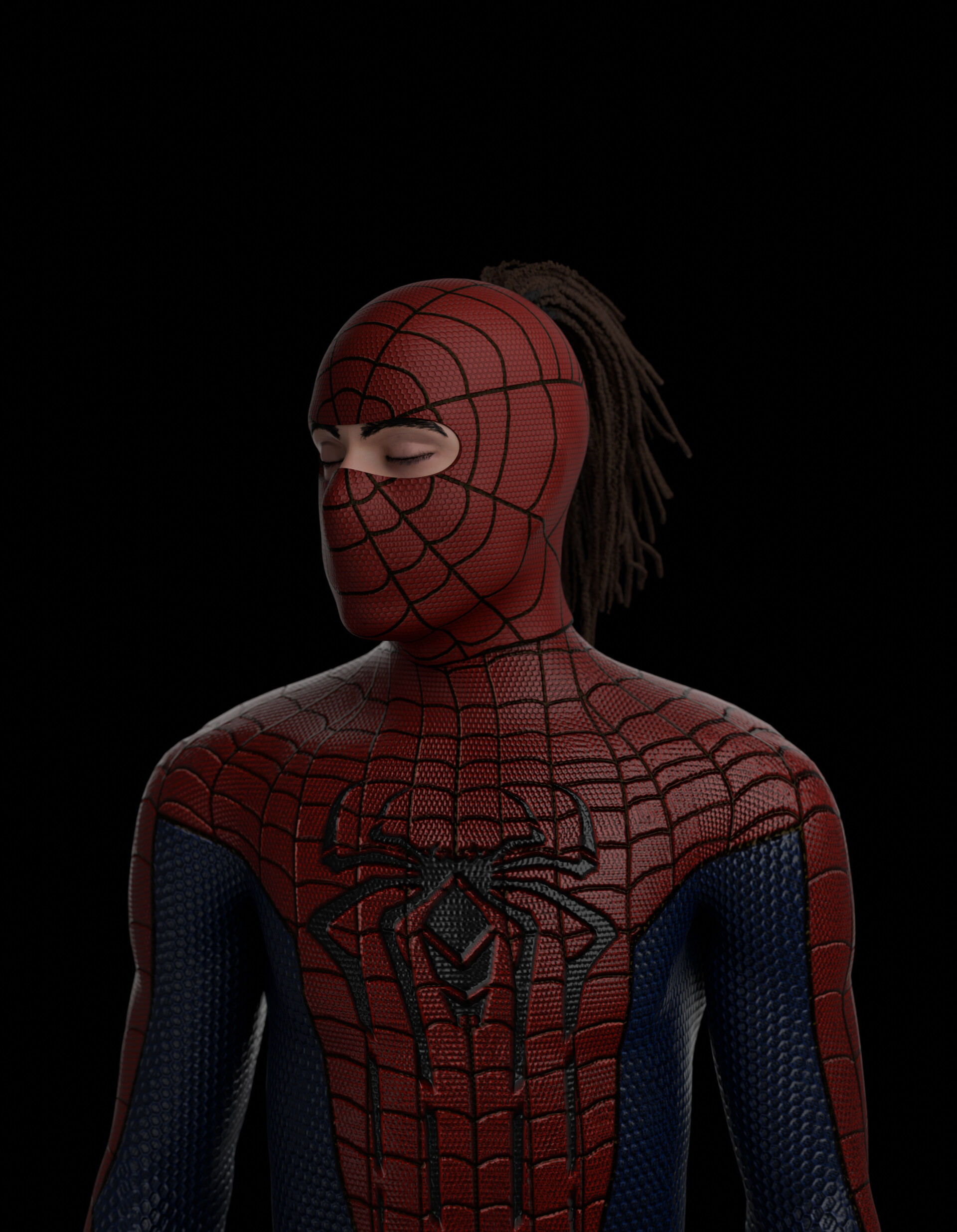 ArtStation - Spiderman With Dreads