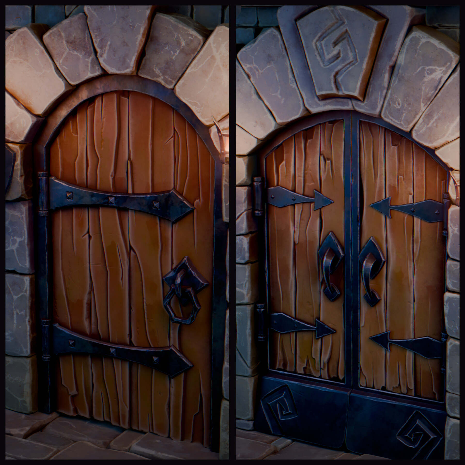 ArtStation - Stylized Doors