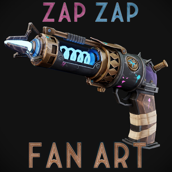 ArtStation - Jinx Zap Zap from Arcane