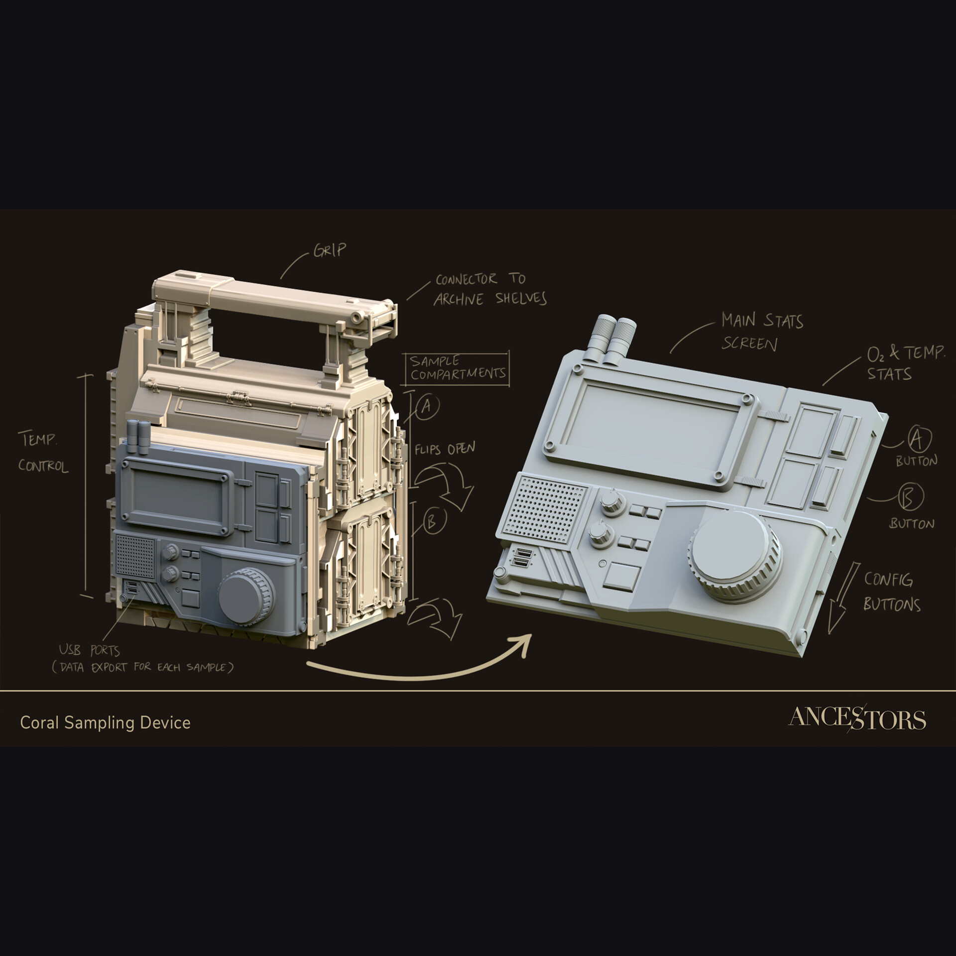 ArtStation - Coral Sampling Device