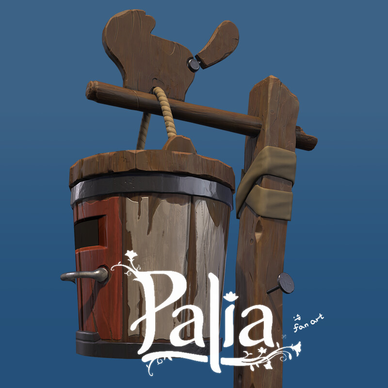ArtStation - Palia Fan Art PBR Prop Workflow Practice