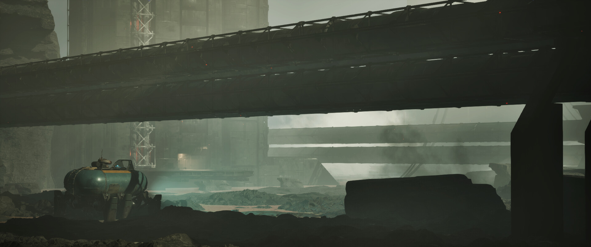 ArtStation - M7 Refinery concept art