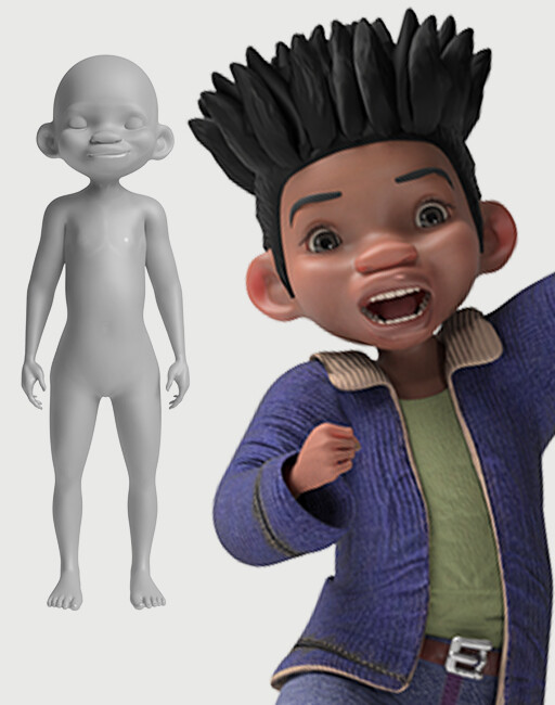 ArtStation - Jayden – "Stylized Toon Boys" Pack for CC4