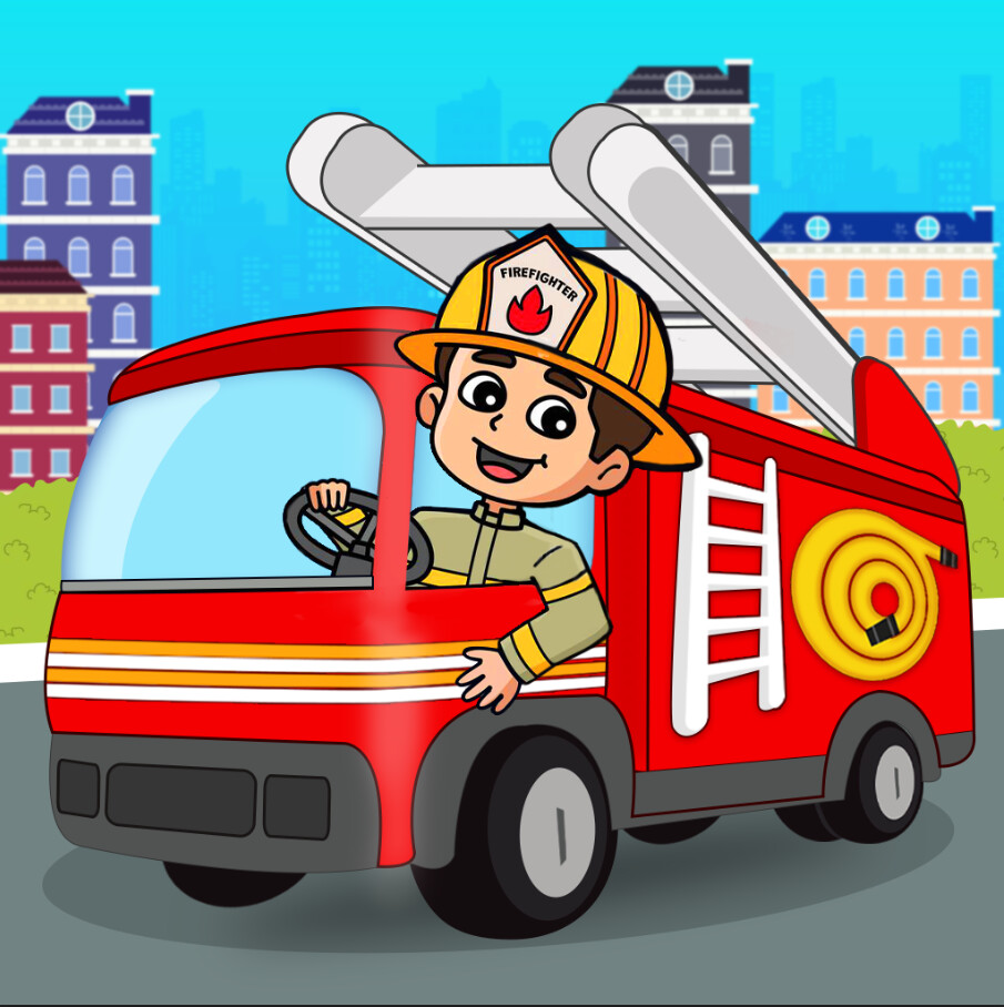 ArtStation - Firefighter Game - UI