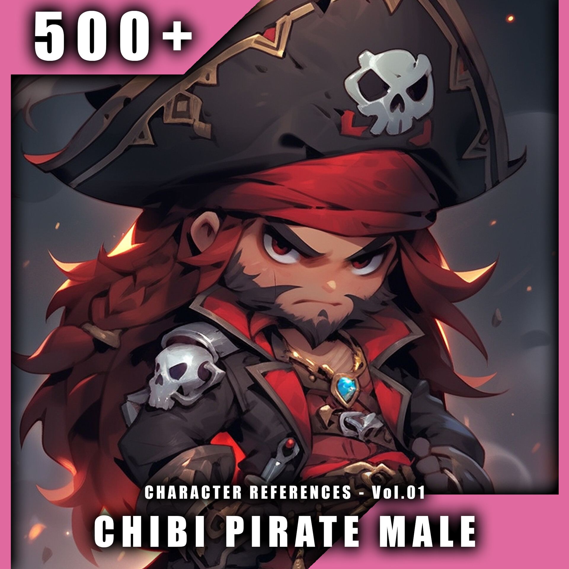 ArtStation - 500+ Chibi Pirate Male - Character References Vol.01
