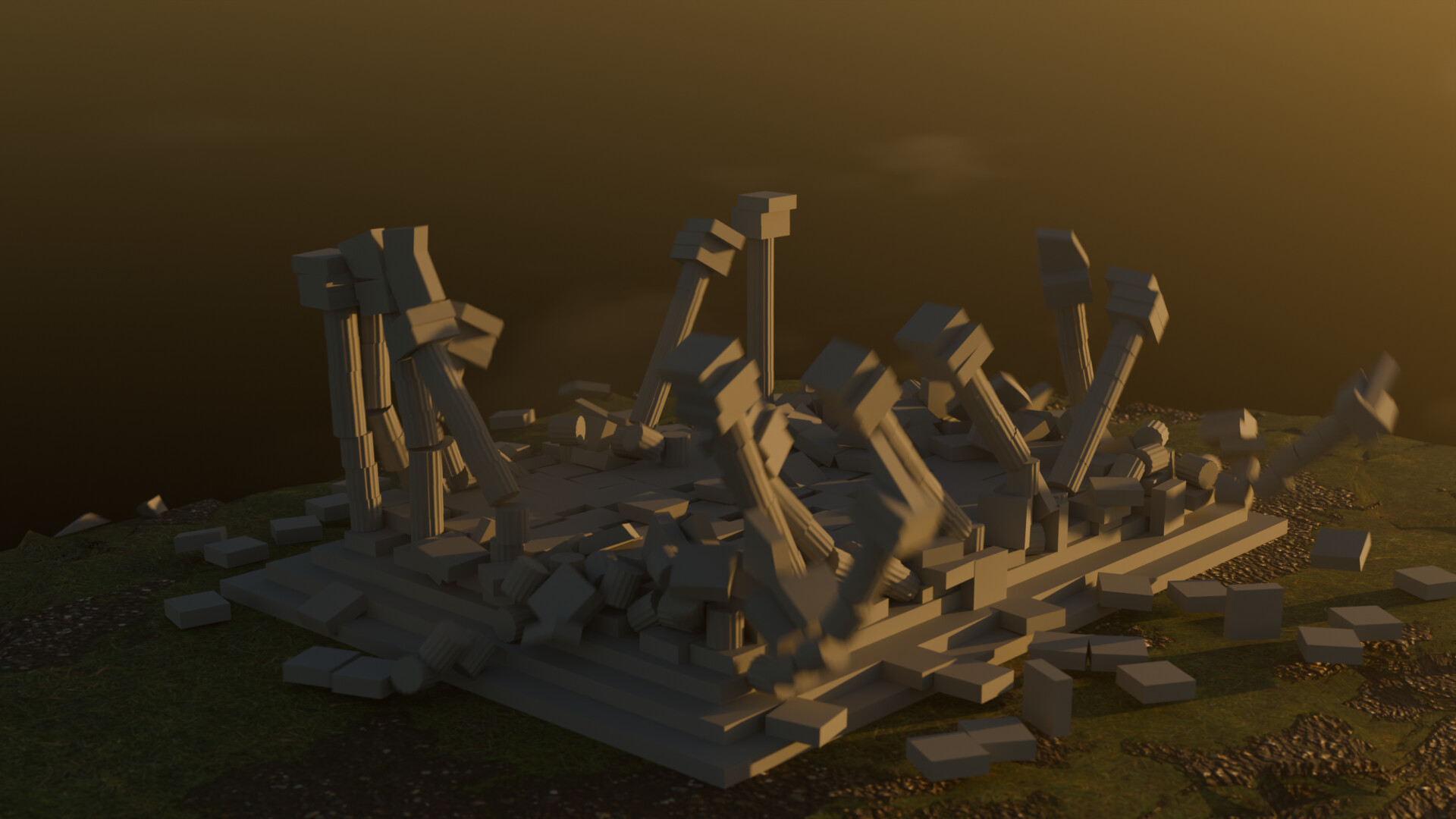 ArtStation - Destroyed Temple