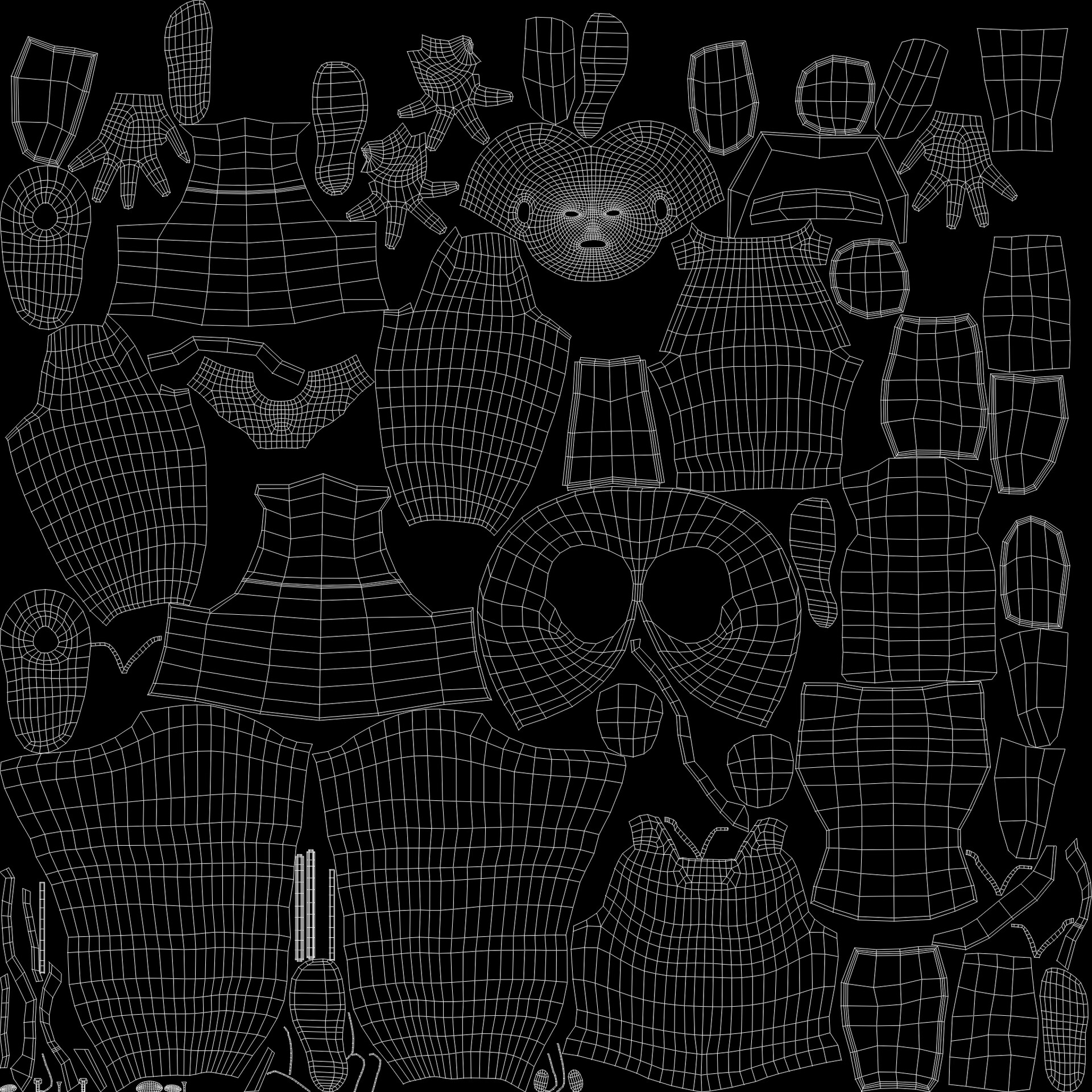 ArtStation - UV low Poly Takemikazuchi