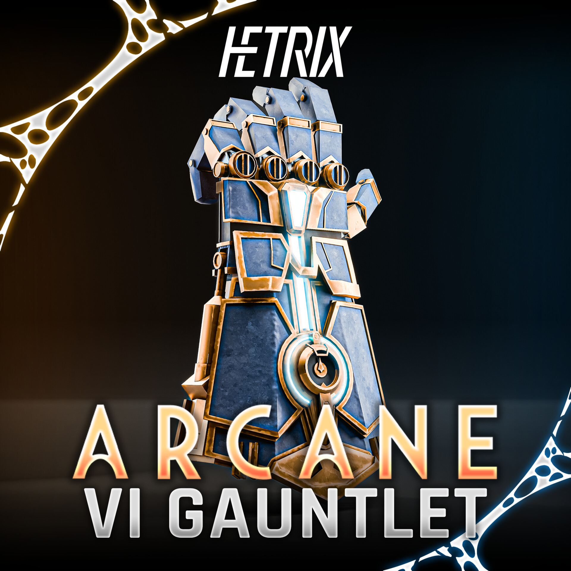ArtStation - Arcane Vi Gauntlet Model & Animations
