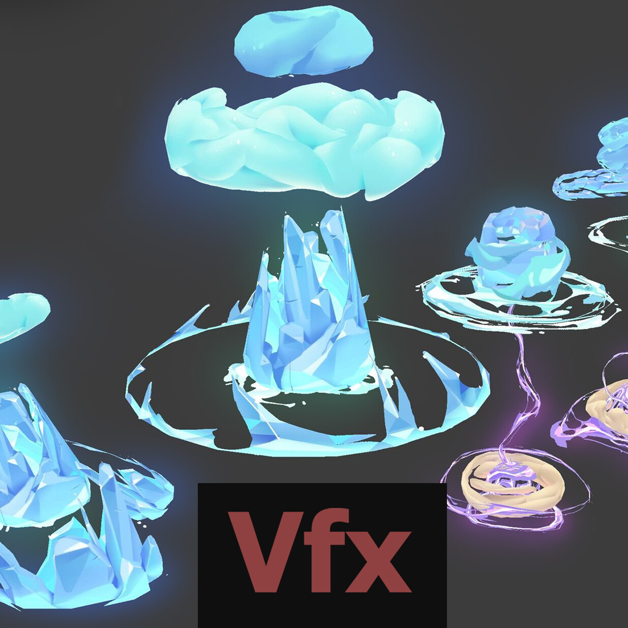 ArtStation - Vfx sprites experiment