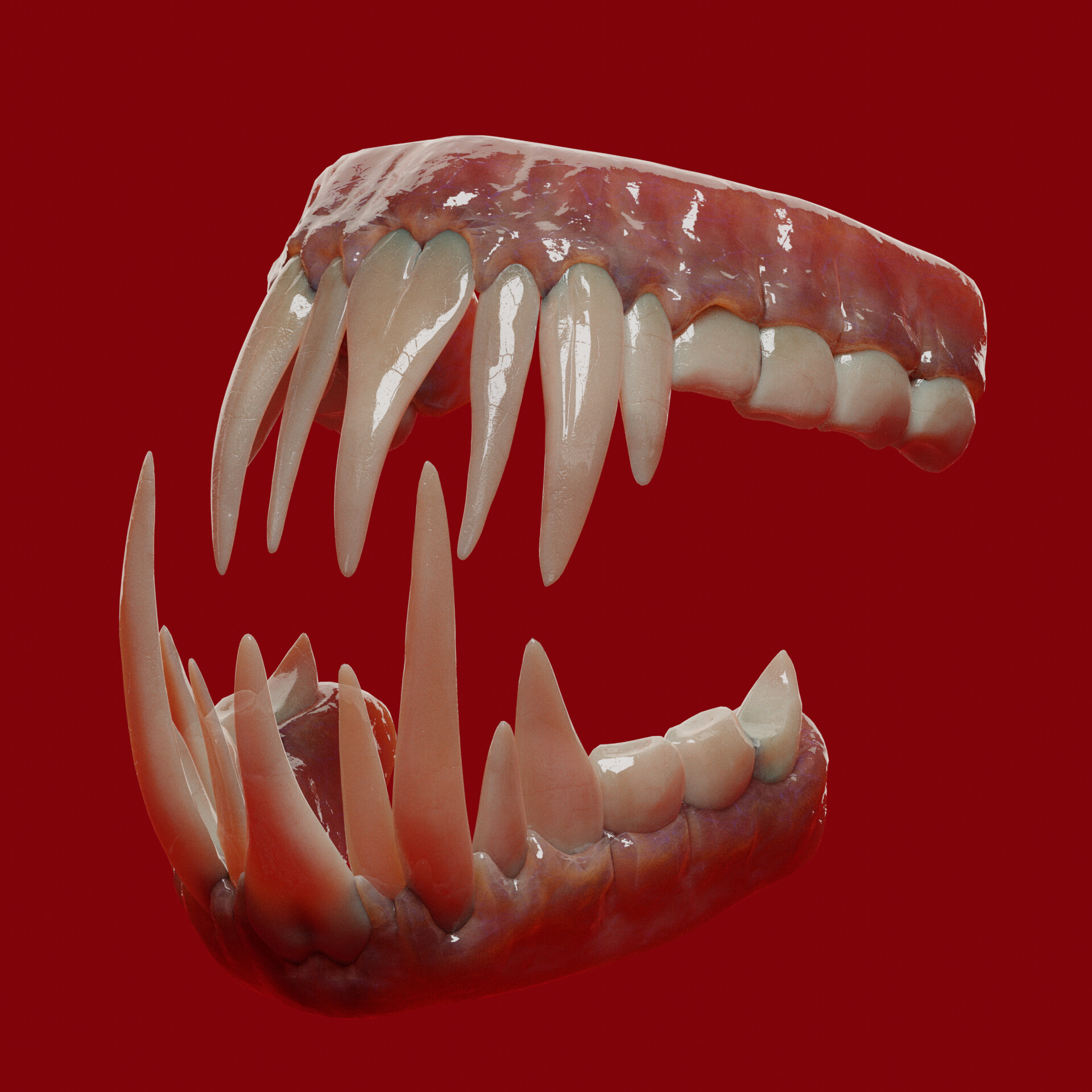ArtStation - creature teeth
