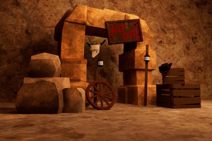 ArtStation - Wild West Mini Environment