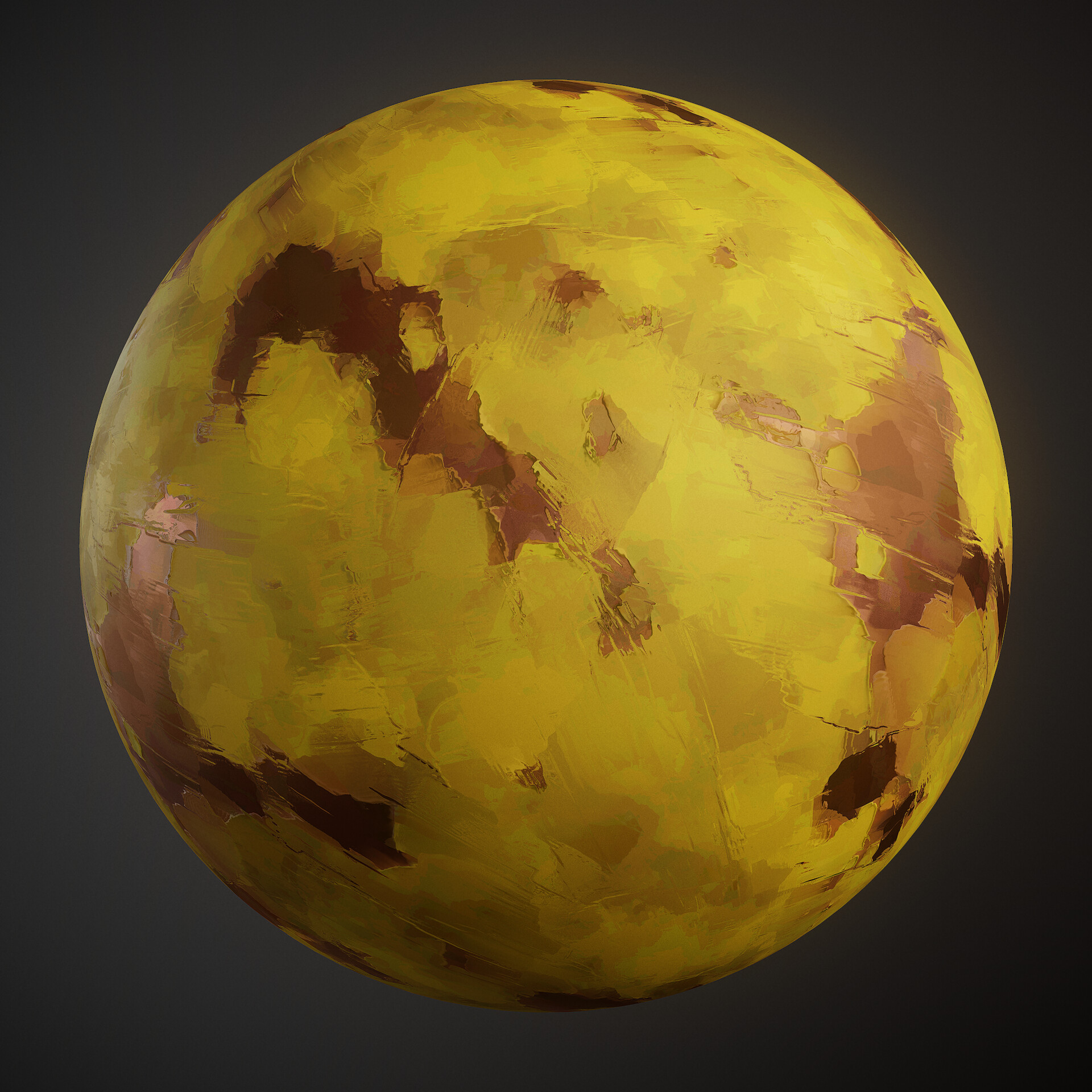 ArtStation - Hand Painted Old Rusty Paint