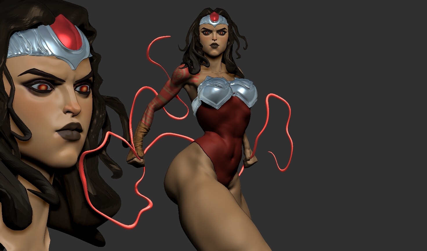 ArtStation - ABSOLUTE WONDER WOMAN WIP