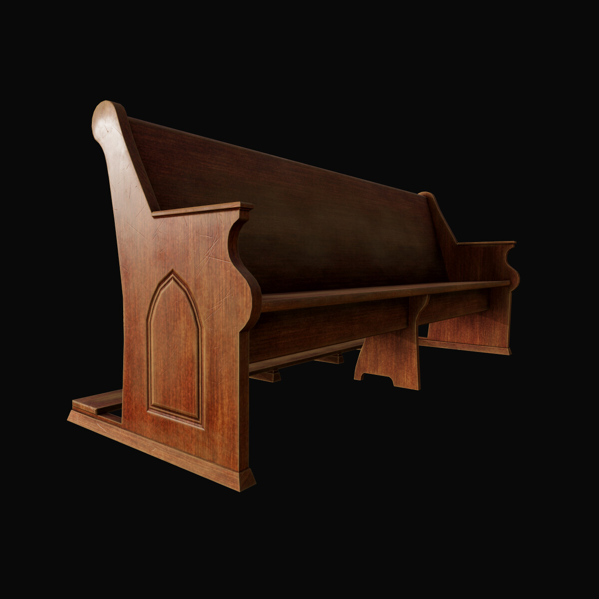 ArtStation - Church Bench