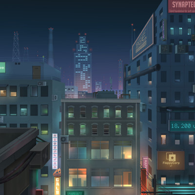 ArtStation - Night city - animation