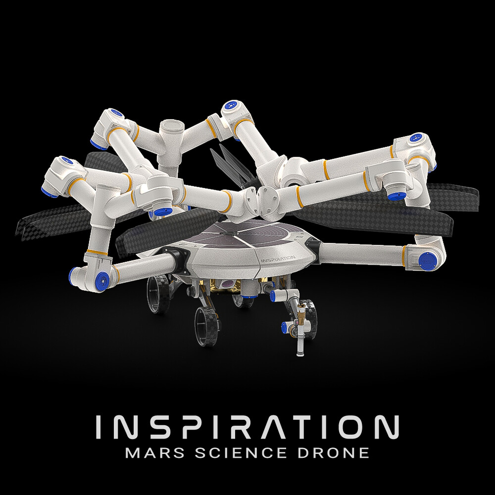 ArtStation - Inspiration - Mars Science Drone