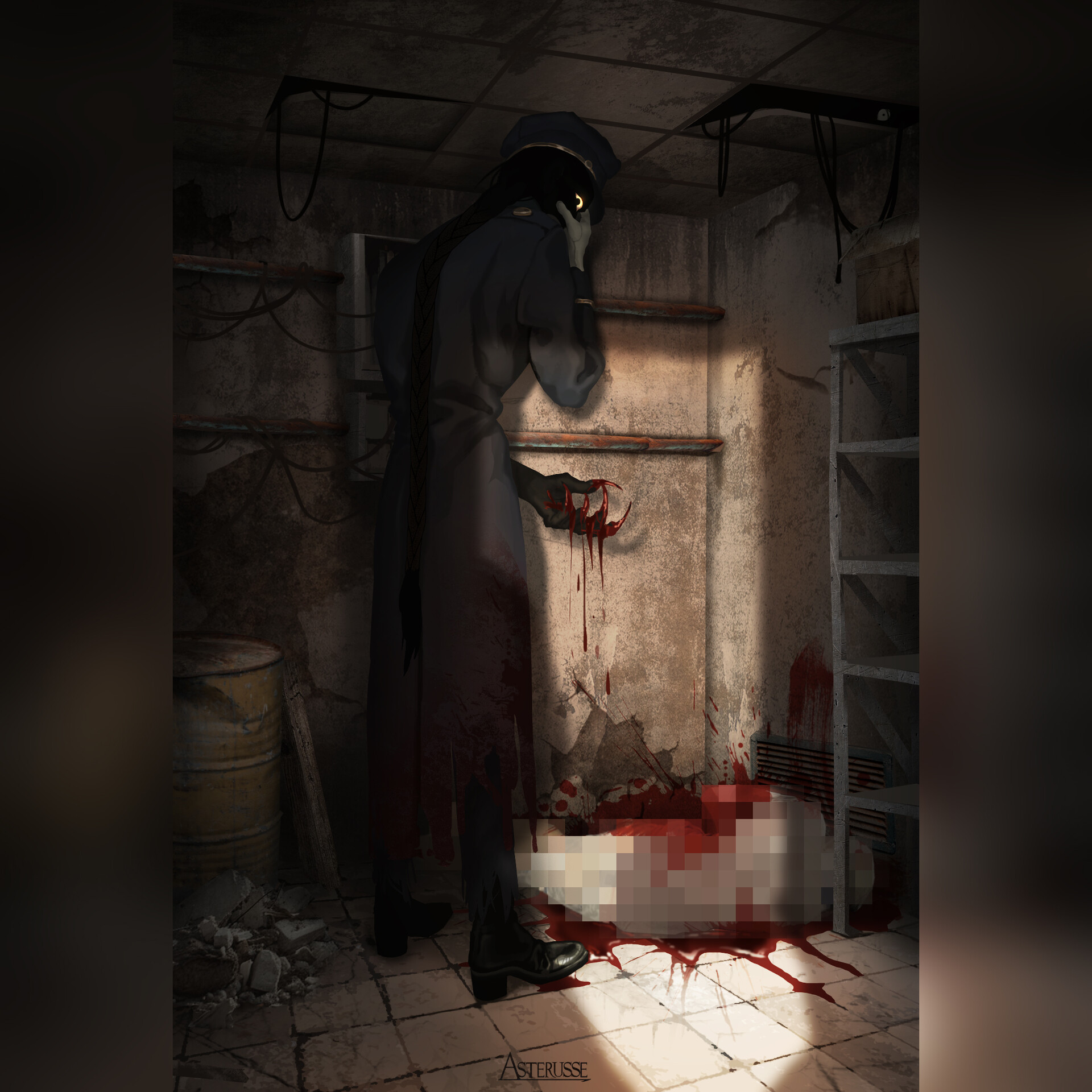 ArtStation - Fan-art/Illustration "Mr Officer"