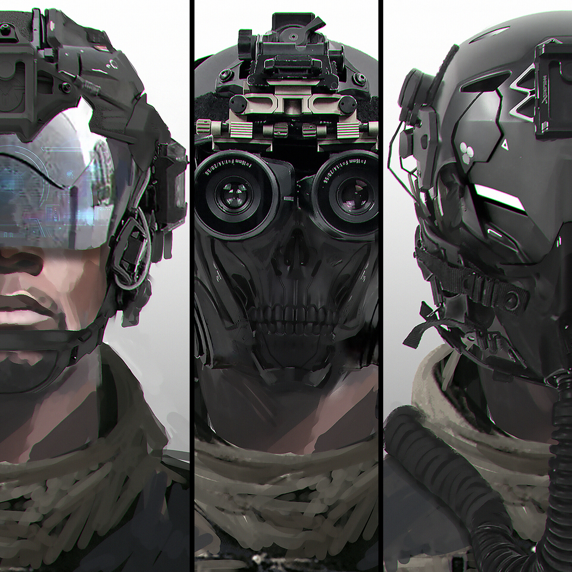 ArtStation - Military Helm Concepts