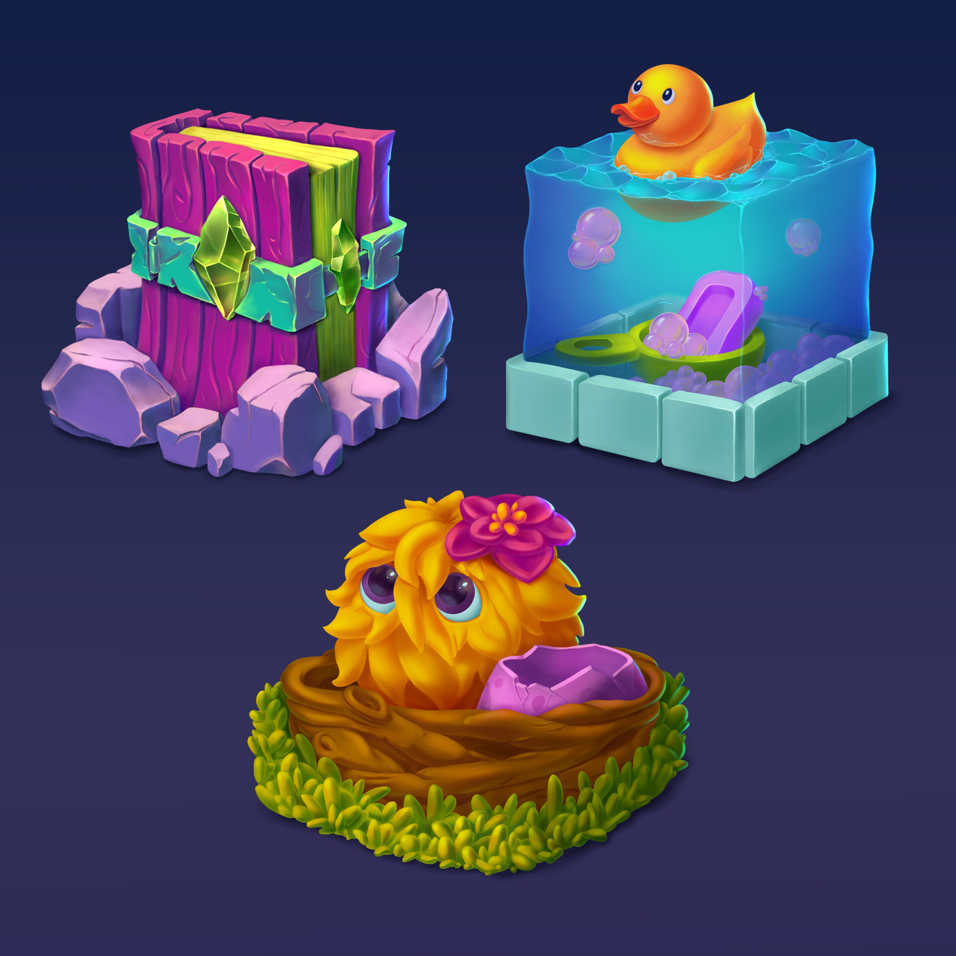 ArtStation - Stylized icons