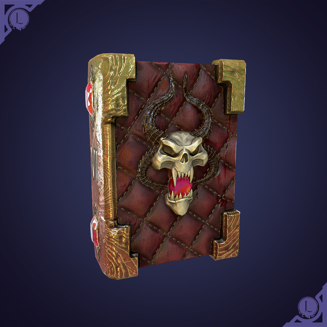 ArtStation - Hell's Library Book