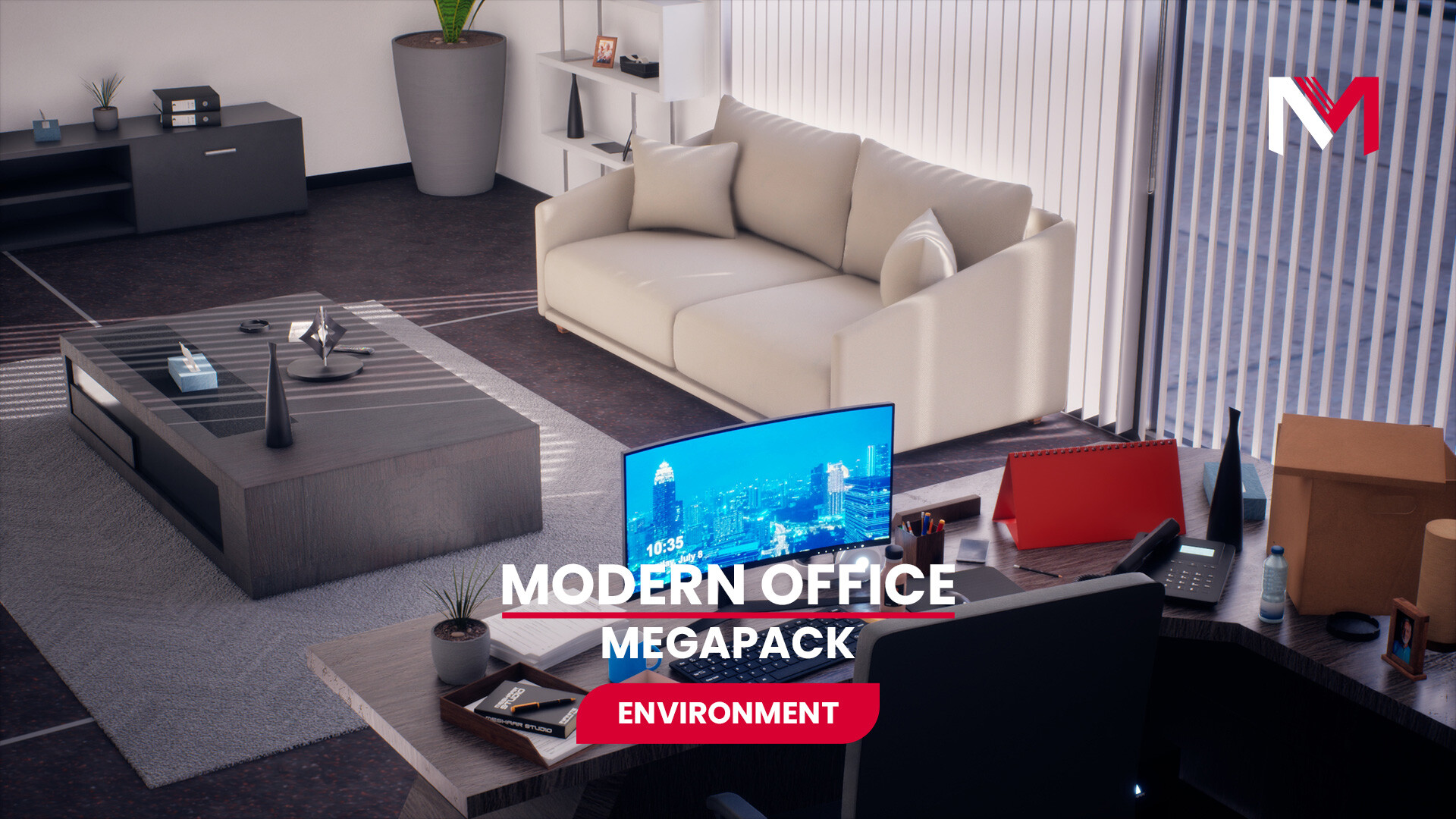 ArtStation - Modern Office - Megapack