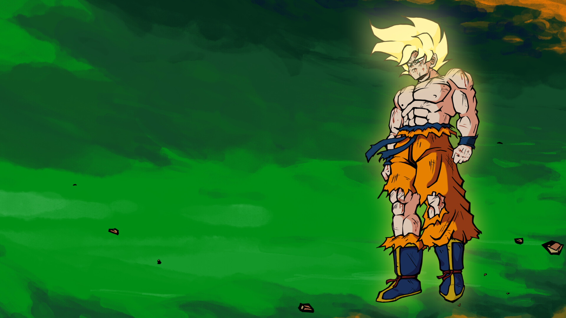 ArtStation - DBZ Animated Wallpaper, Goku Super Saiyan