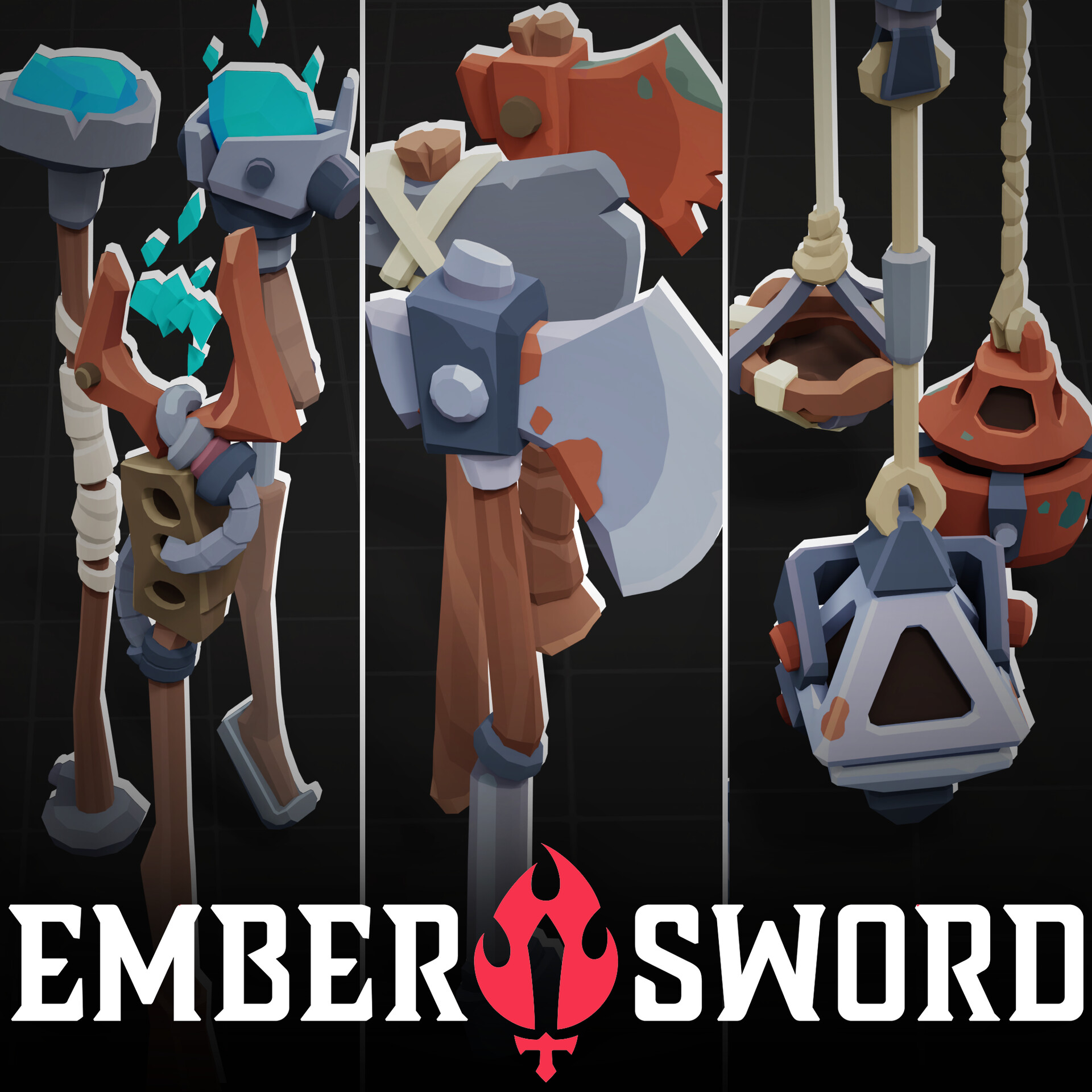 ArtStation - Ember Sword - Weapons & Tools
