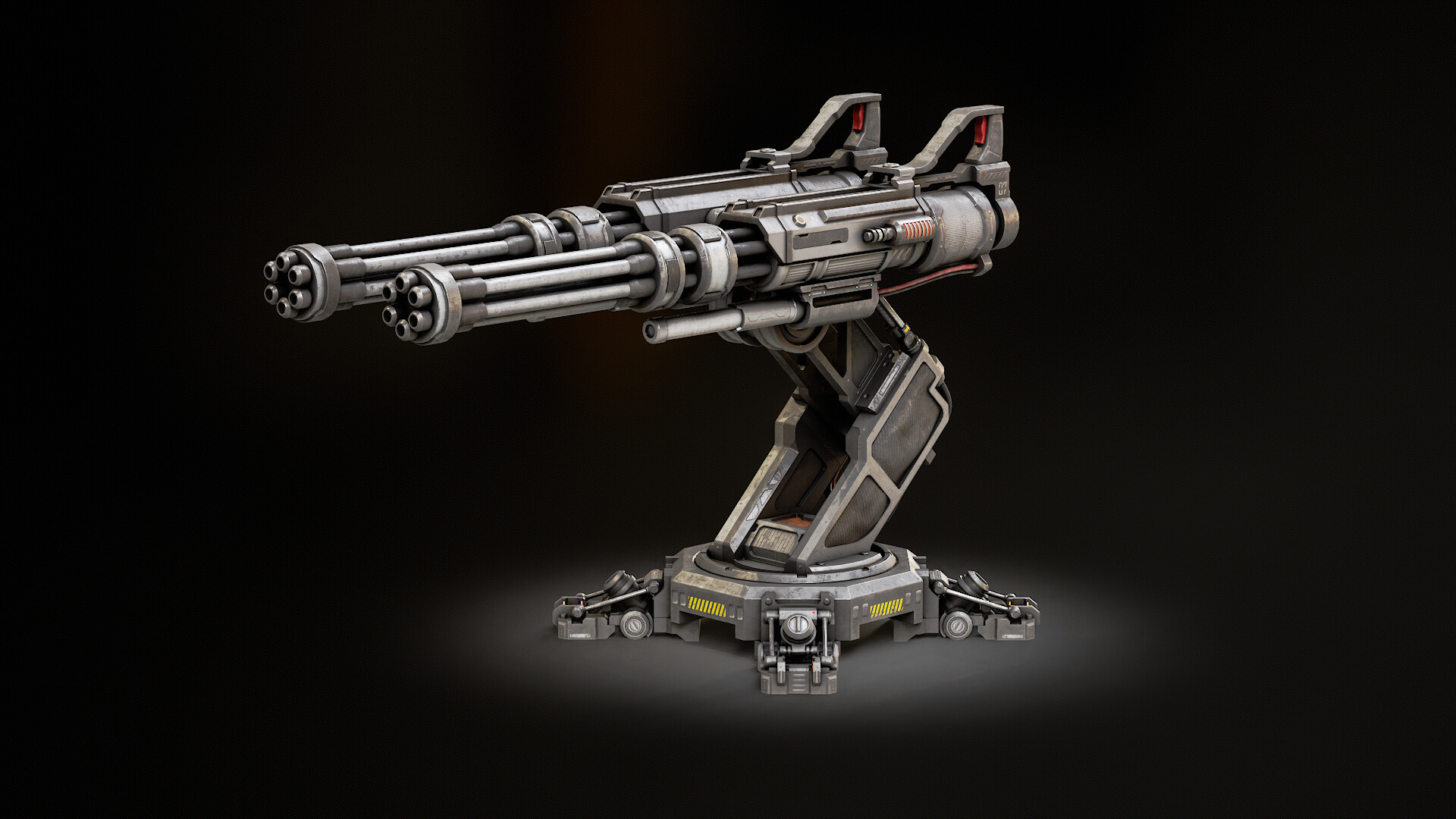 ArtStation - Heavy Turret SCI-FI