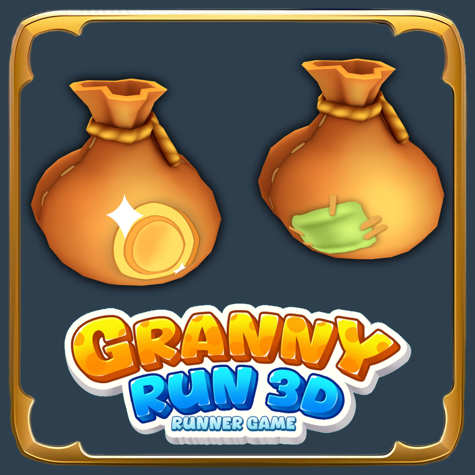 ArtStation - Stylized Game Props- Granny Run 3D