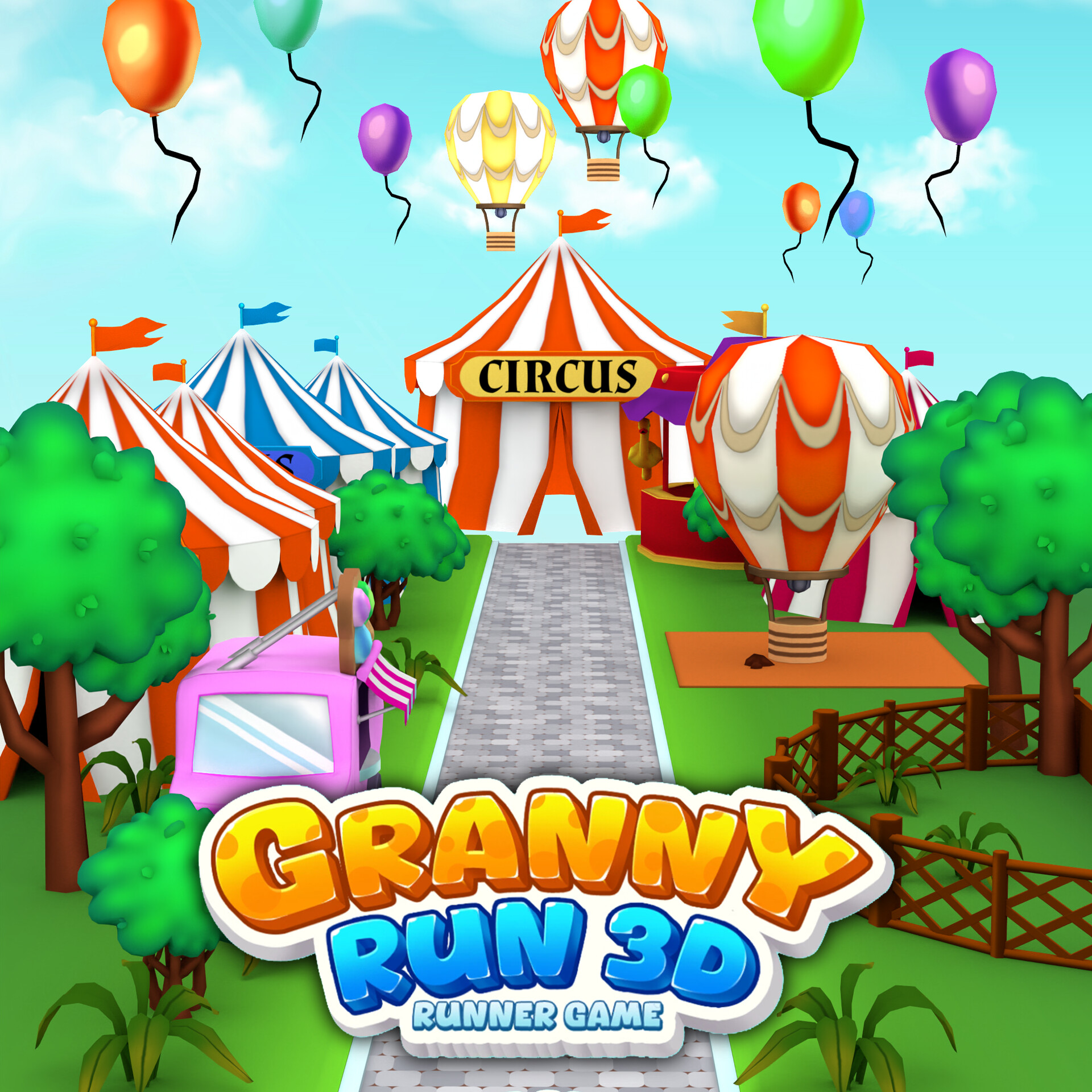 ArtStation - Environment Art- Granny Run 3D Game