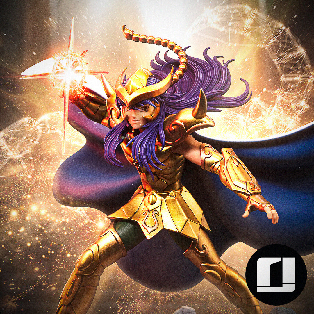 ArtStation - Scorpio Milo - Saint Seiya - Art Scale 1/10 - Iron Studios