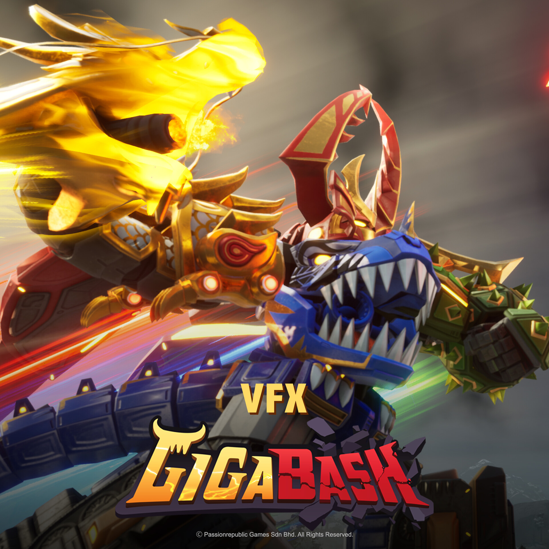 ArtStation - GigaBash: VFX - R.O.J.A.K.