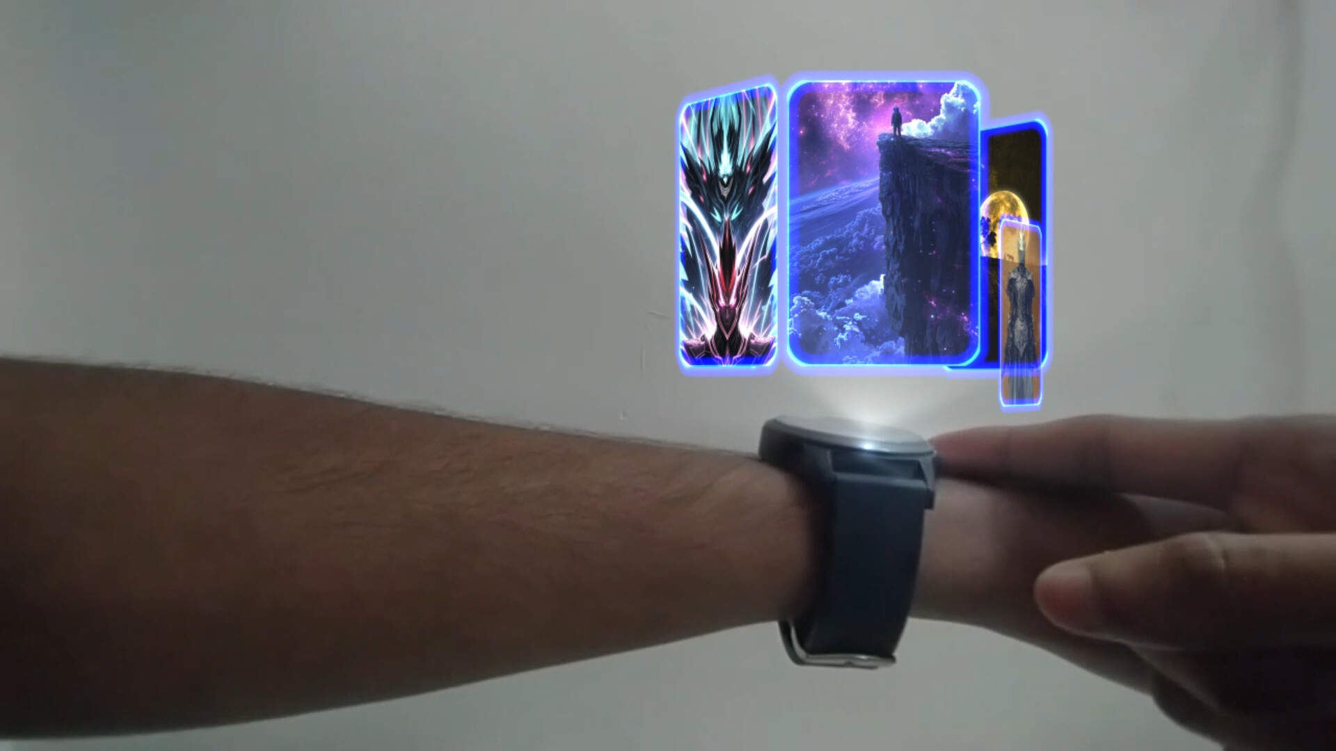 ArtStation - 3D Floating Holographic UI Animation | 360-Degree Rotate