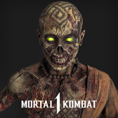 ArtStation - Mortal Kombat 1: Flaming Zombie