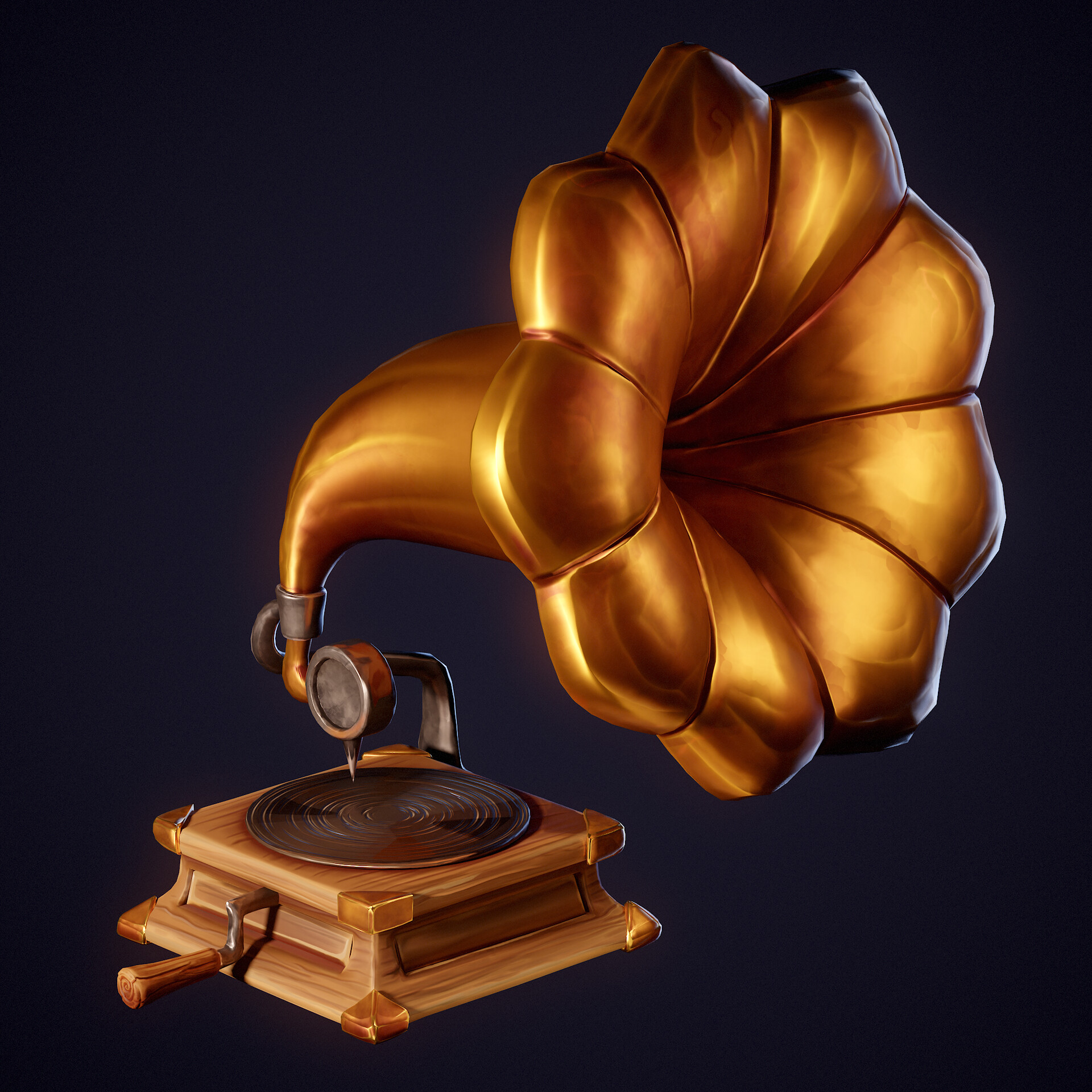 ArtStation - Stylised PBR Gramophone