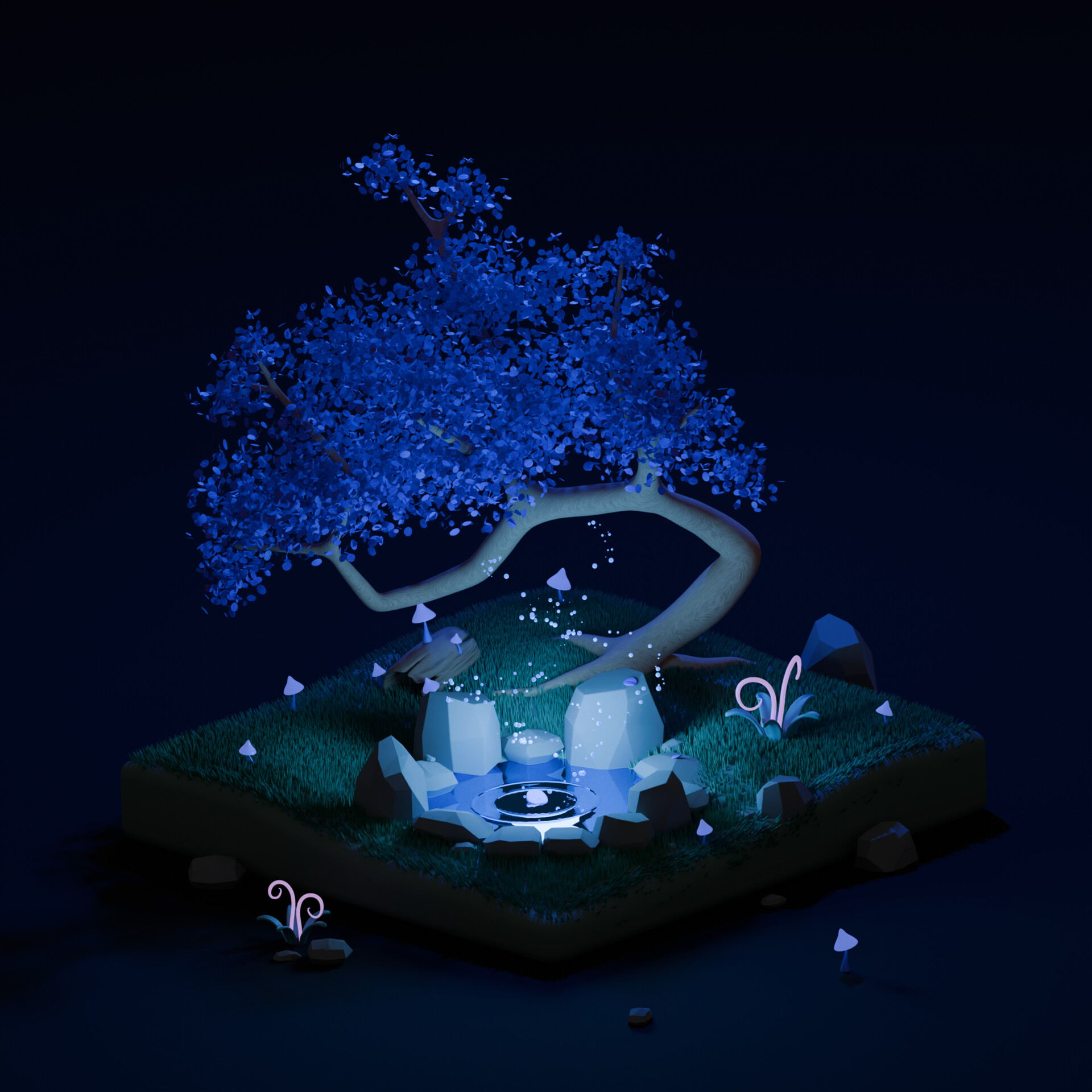 ArtStation - Magical pond