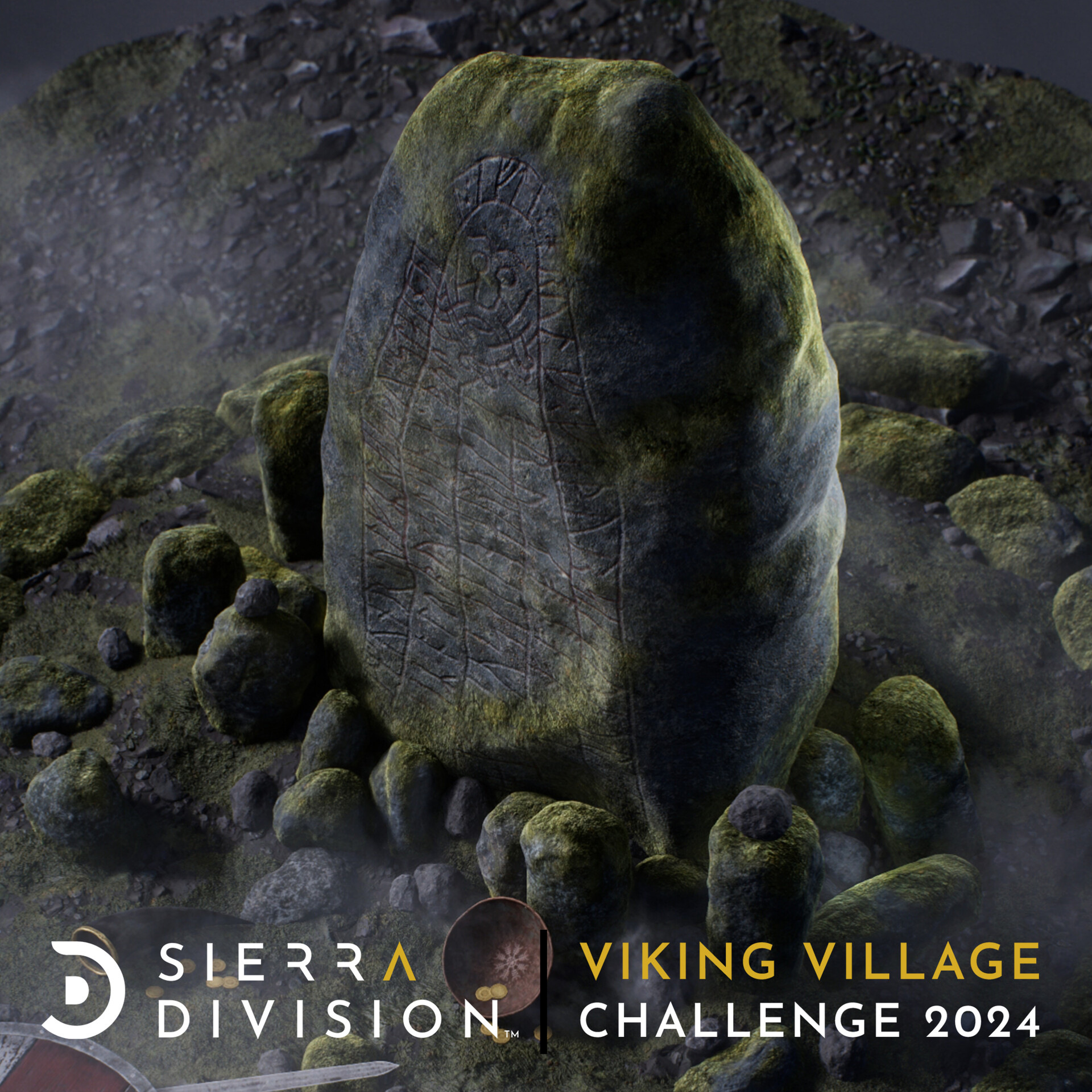 ArtStation - Norse Runestone