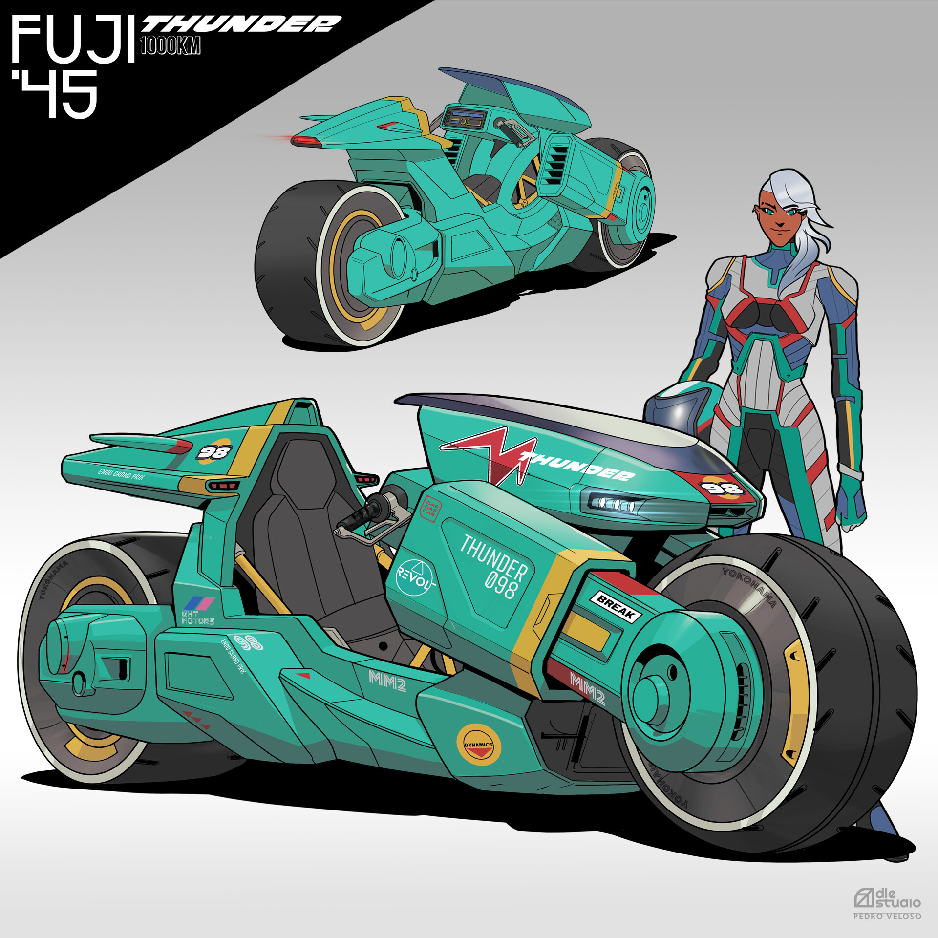 ArtStation - Thunder Bike