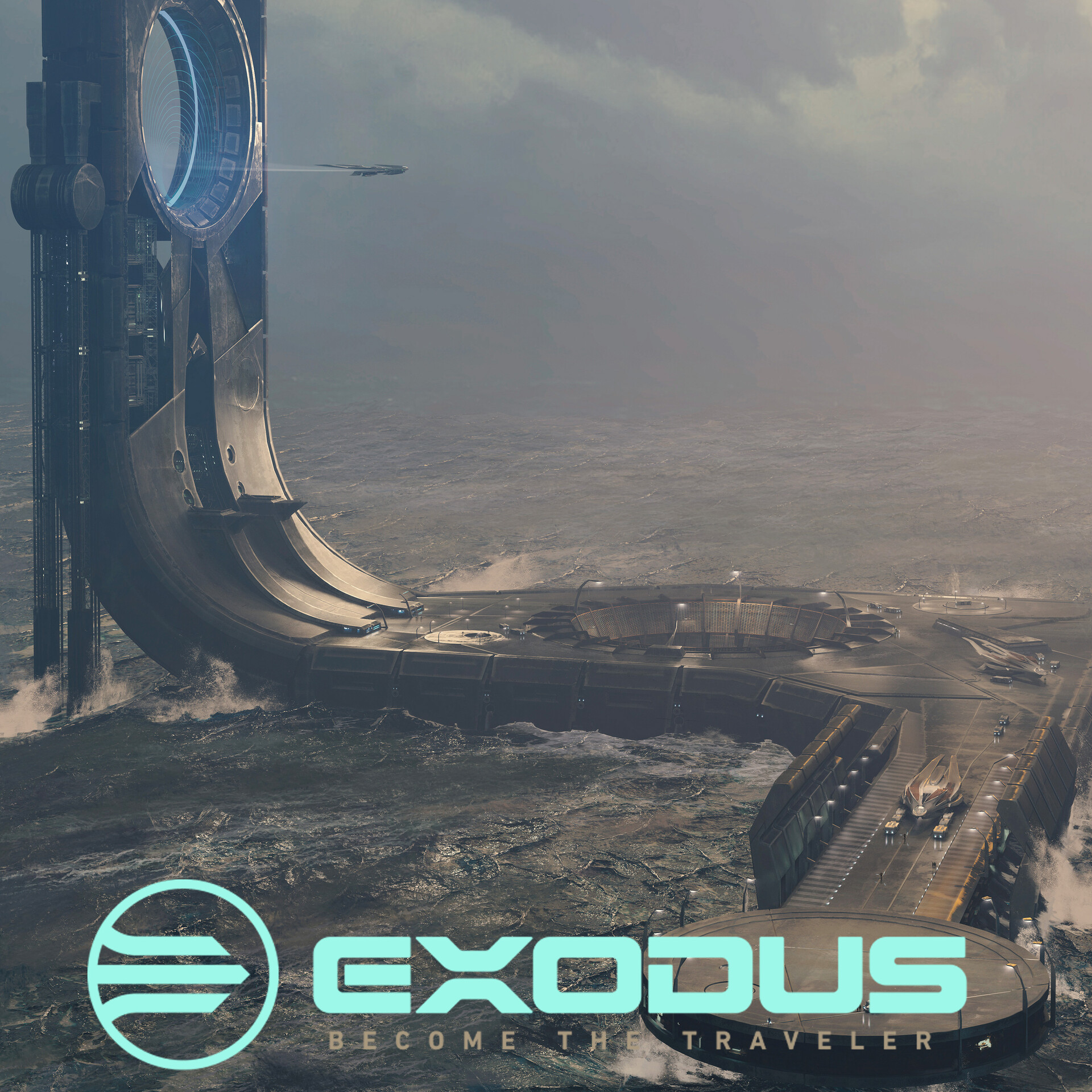 ArtStation - EXODUS - Ocean Fortress