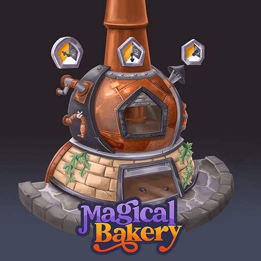 ArtStation - Magical Bakery - Props concept art