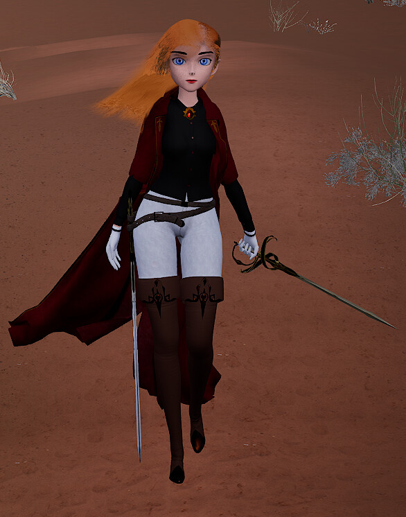 ArtStation - Rachel 3D, Seven knight 2