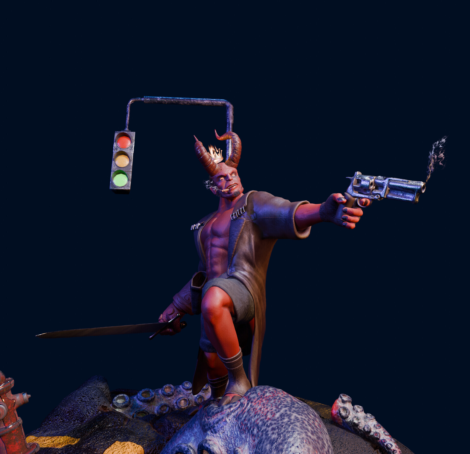 ArtStation - Hellboy (tony.art.work)